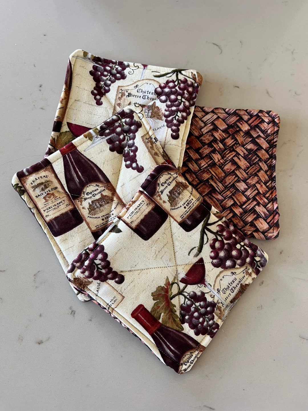 Set of 4 Scented Coasters - Etsy