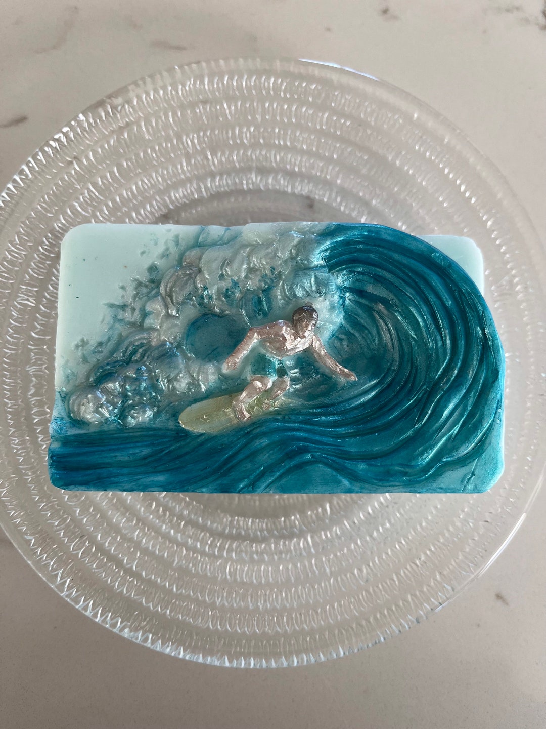 Surfs up Surfer Catching Wave Decorative Soap Fun Gift for - Etsy