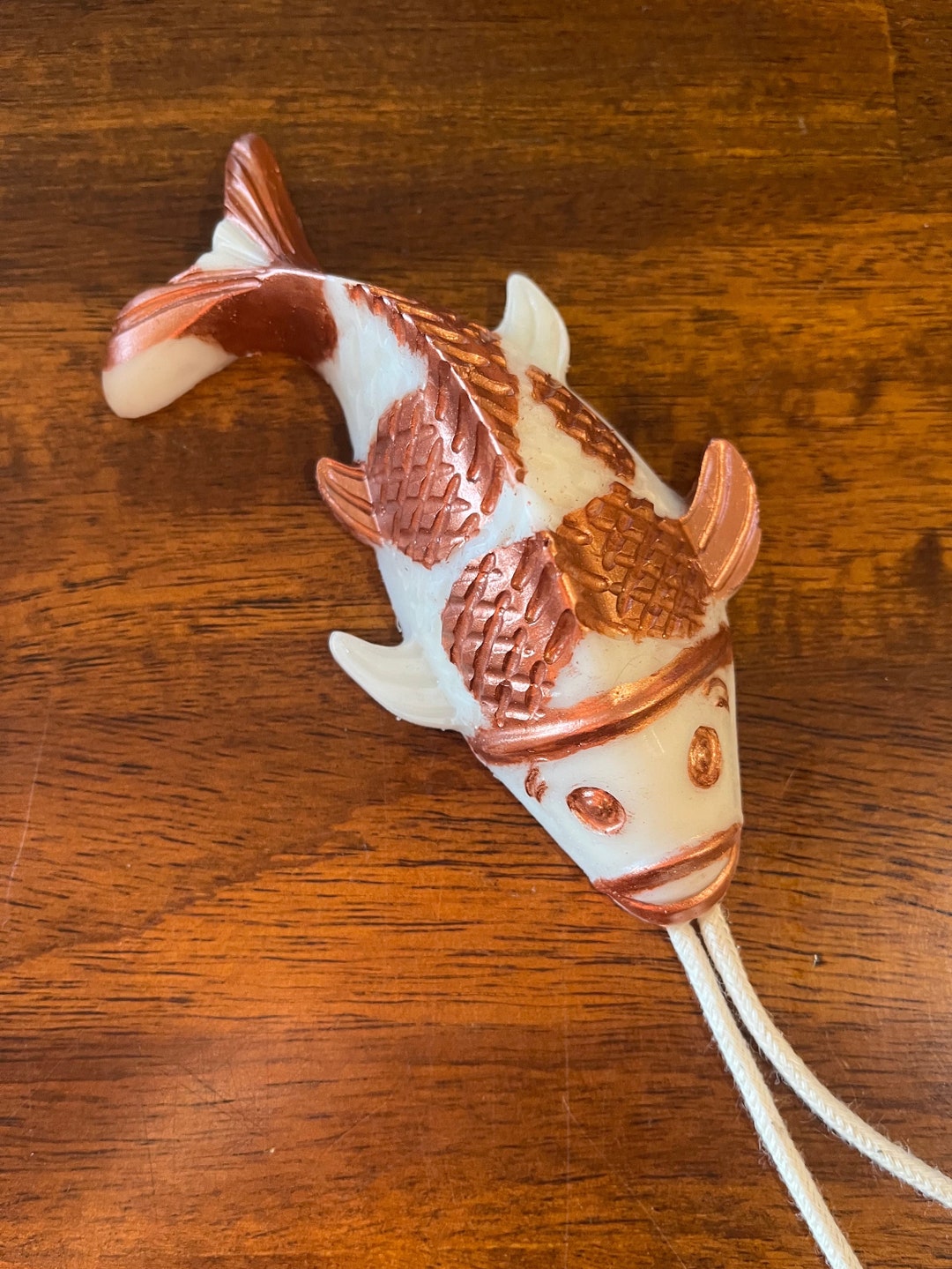 Koi Fish Soap on a Rope Hand Painted Decorative Sudsy Goat Milk Soap ...