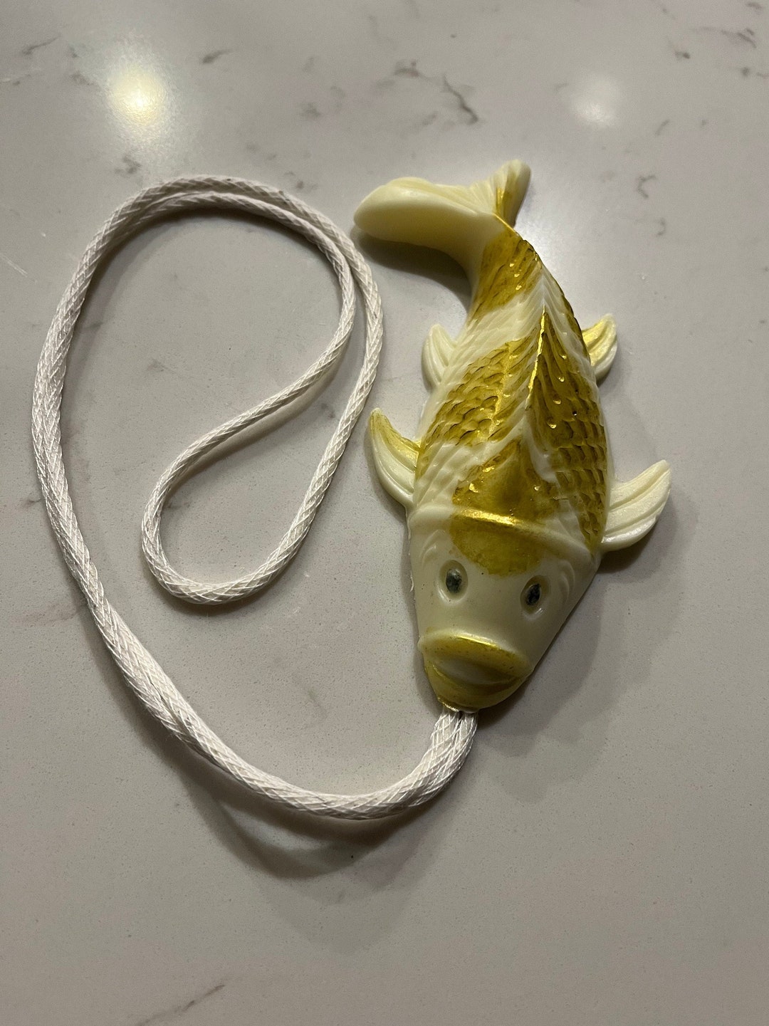 Koi Fish Soap on a Rope Hand Painted Decorative Moisturizing - Etsy