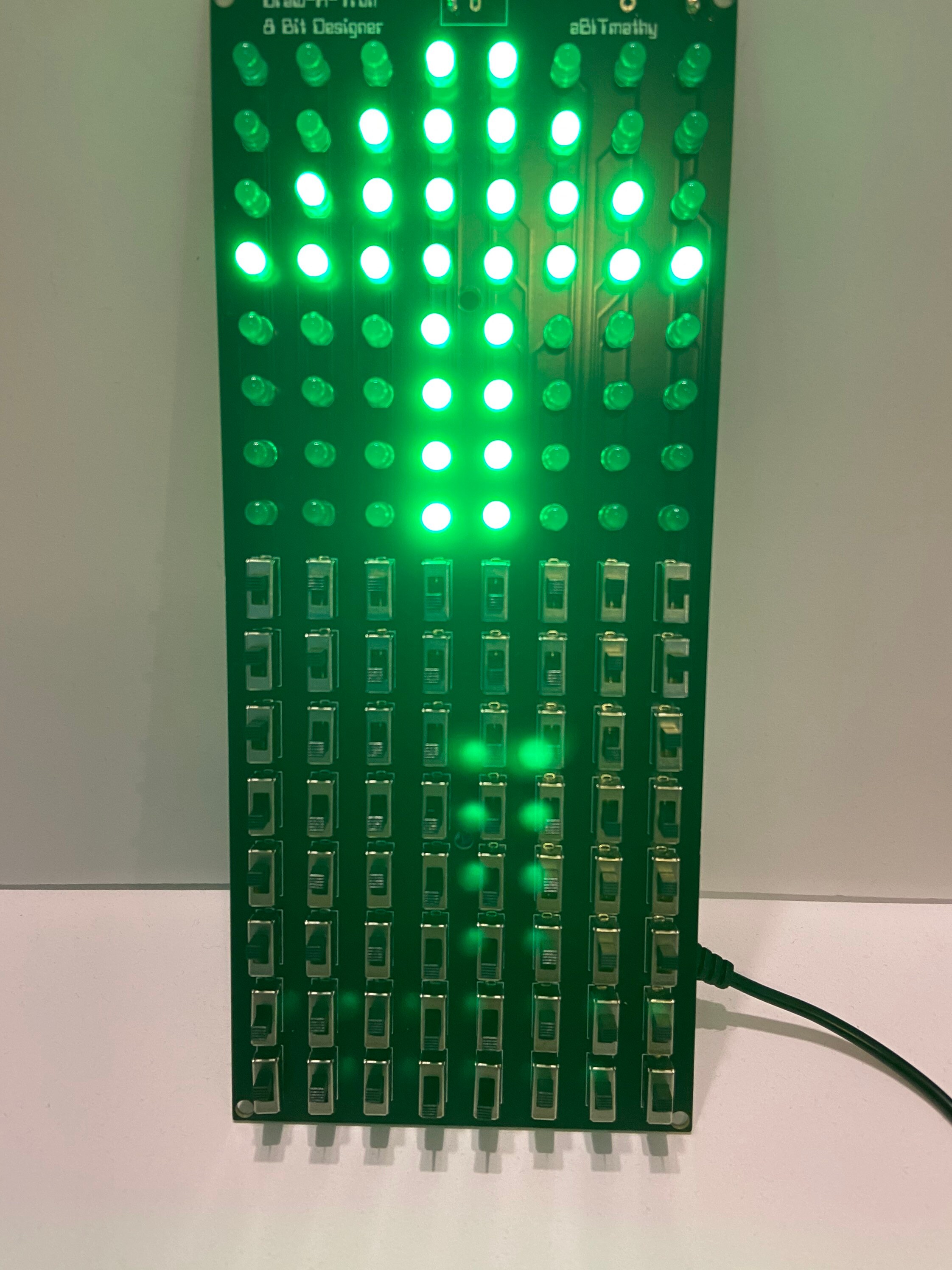 Lo Fi Pixel Art Drawing Grid 8 X 8 LED Drawing 8 Bit 64 LED - Etsy