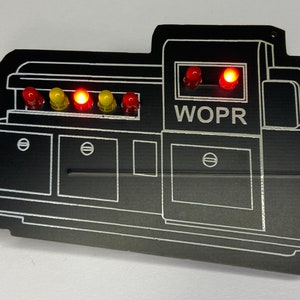 Wargames Film Prop - WOPR Fridge Magnet - Flashing LED Supercomputer ...