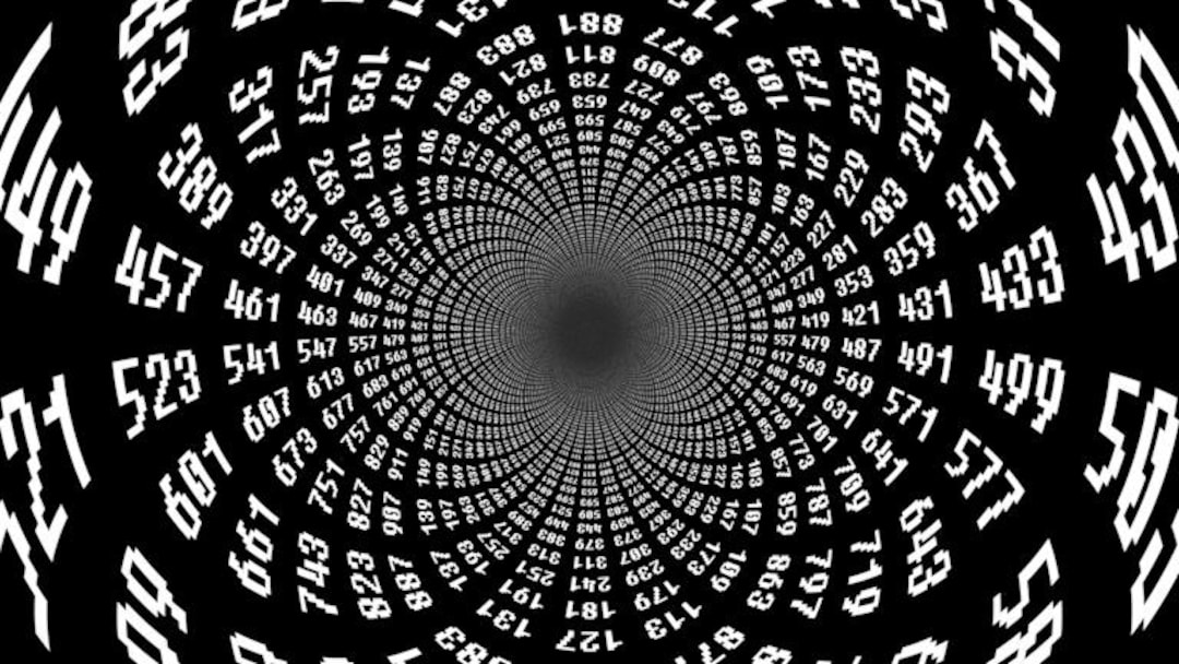 Black and White Prime Number Spiral | Mathematics | Number Theory ...