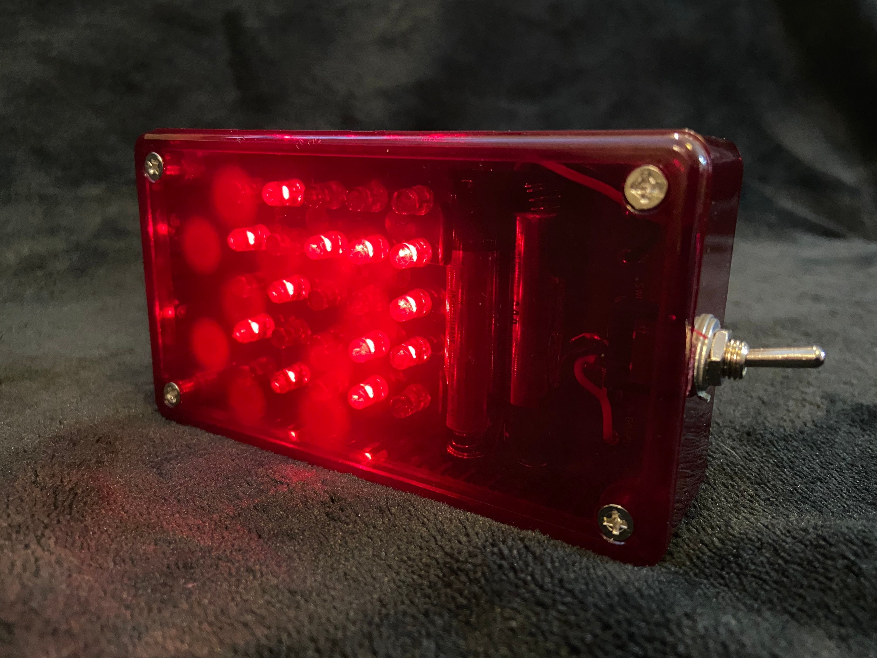 Supercomputer Retro Computing Random Flashing Lights Red Case White ...