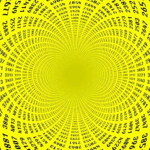 Yellow and Black Prime Number Spiral | Mathematics | Number Theory ...