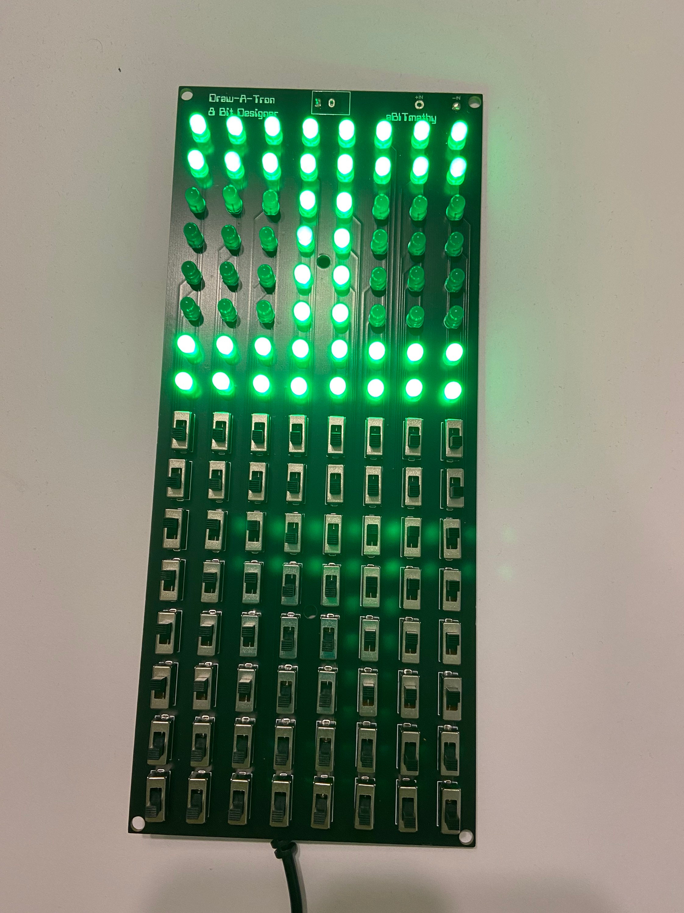 Lo Fi Pixel Art Drawing Grid 8 X 8 LED Drawing 8 Bit 64 LED - Etsy