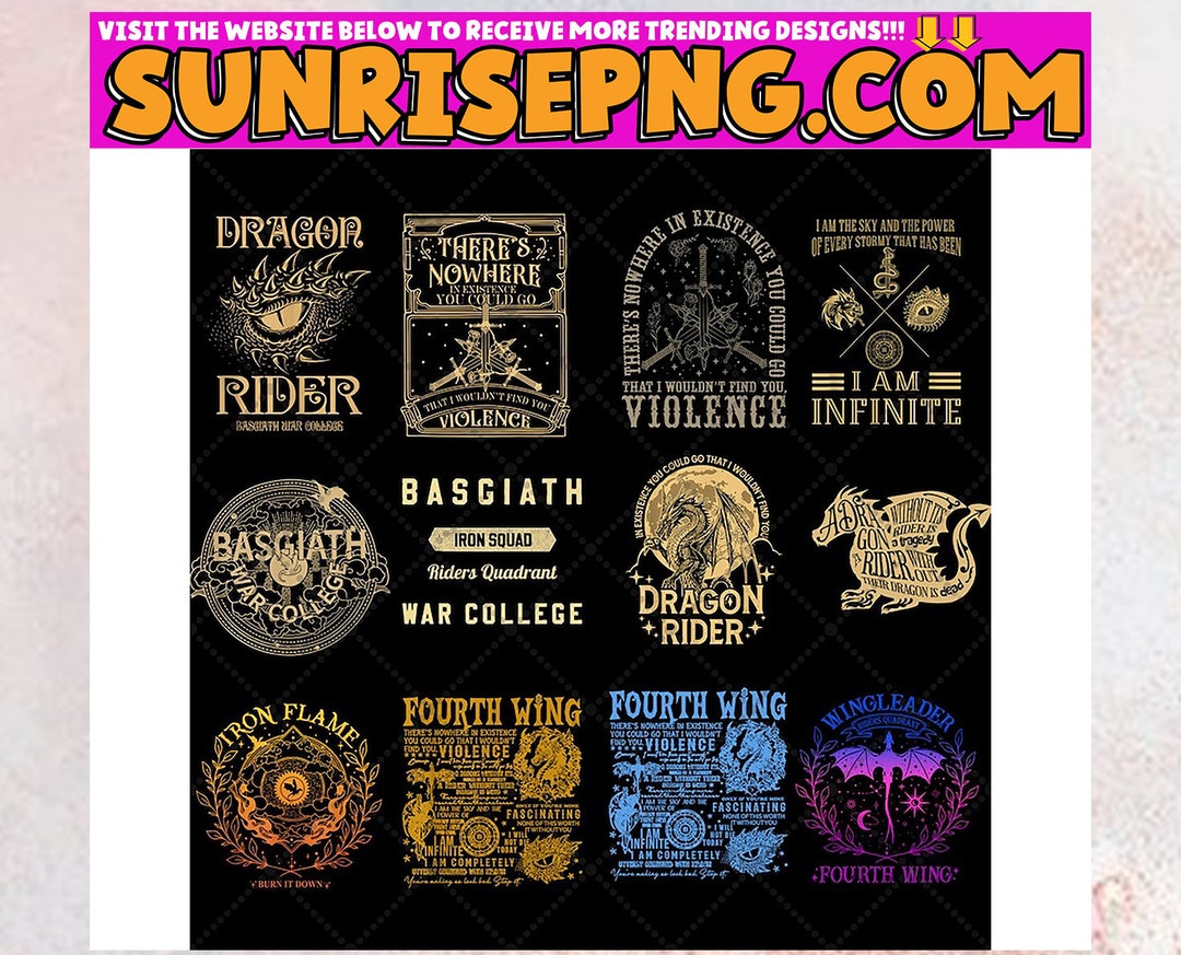 Basgiath Fourth Wing PNG Bundle, Rebecca Yarros Png, Xaden Riorson ...