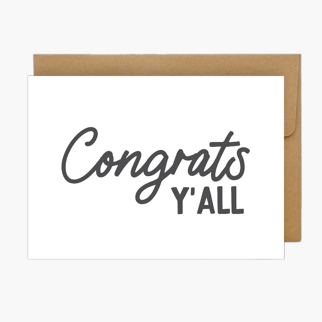Funny Congratulations Greeting Card, Congrats, Graduation, New Job ...