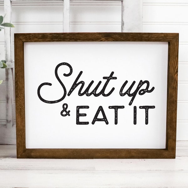 Eat Sign - Etsy