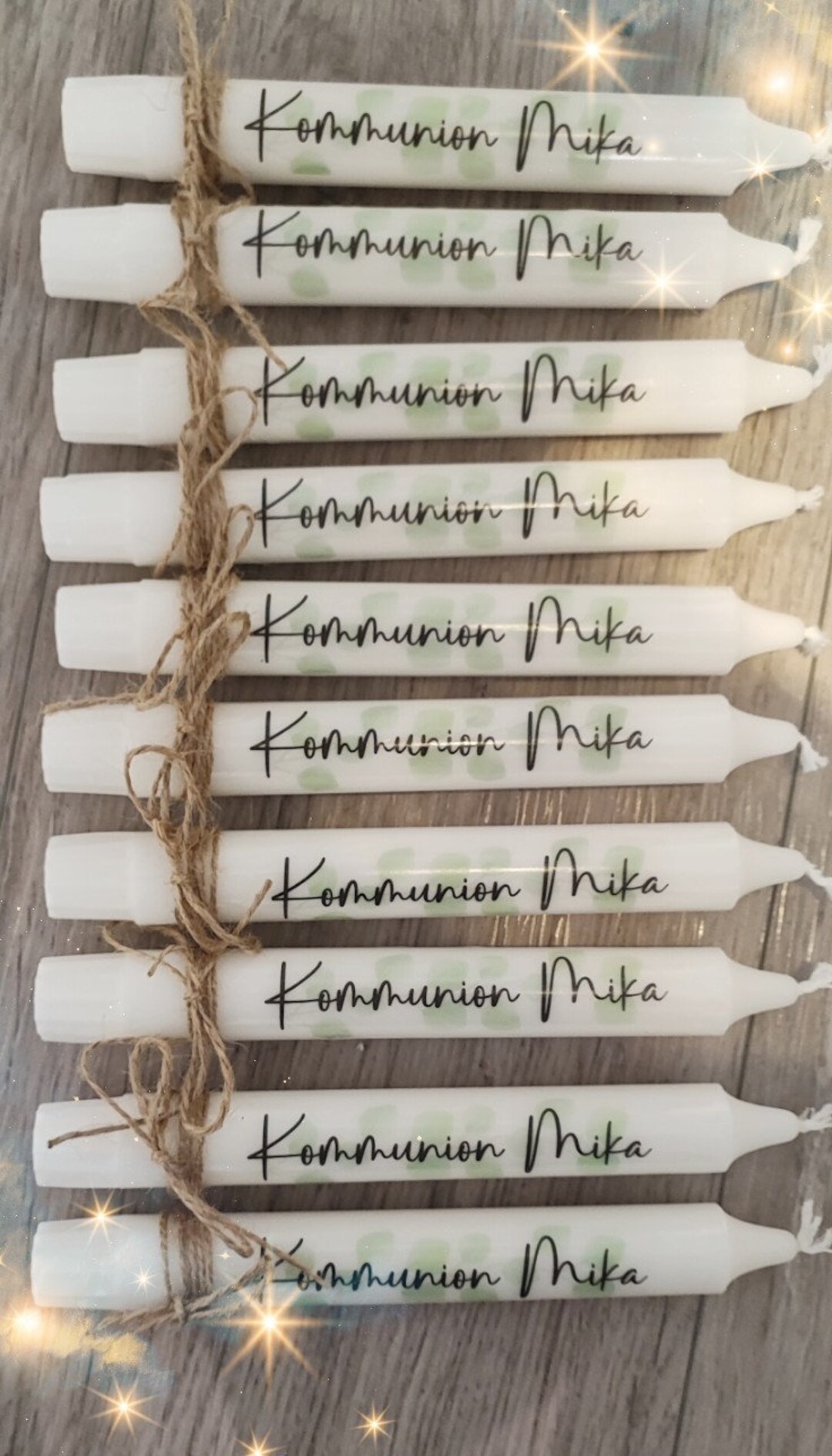 Stick Candle Communion/confirmation, Table Decoration, Candle ...