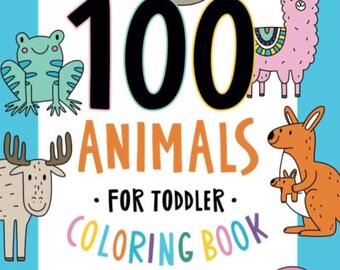 Animal Coloring Pages for Kids | 100 Pages | Instant Download - Etsy