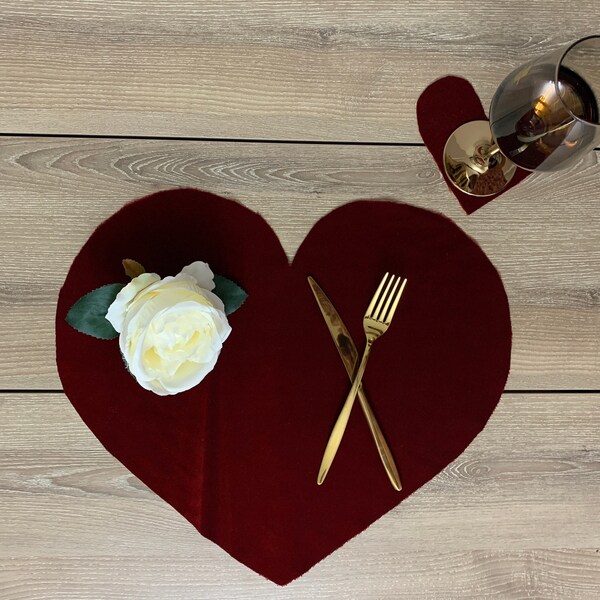 Heart Placemats - Etsy