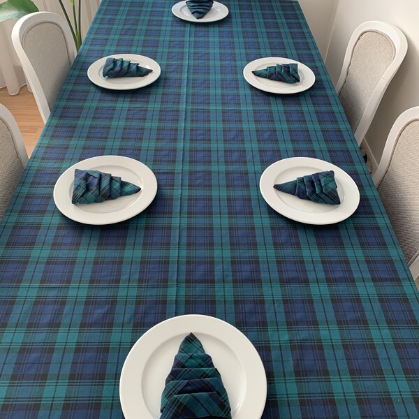 Plaid Tablecloth - Etsy