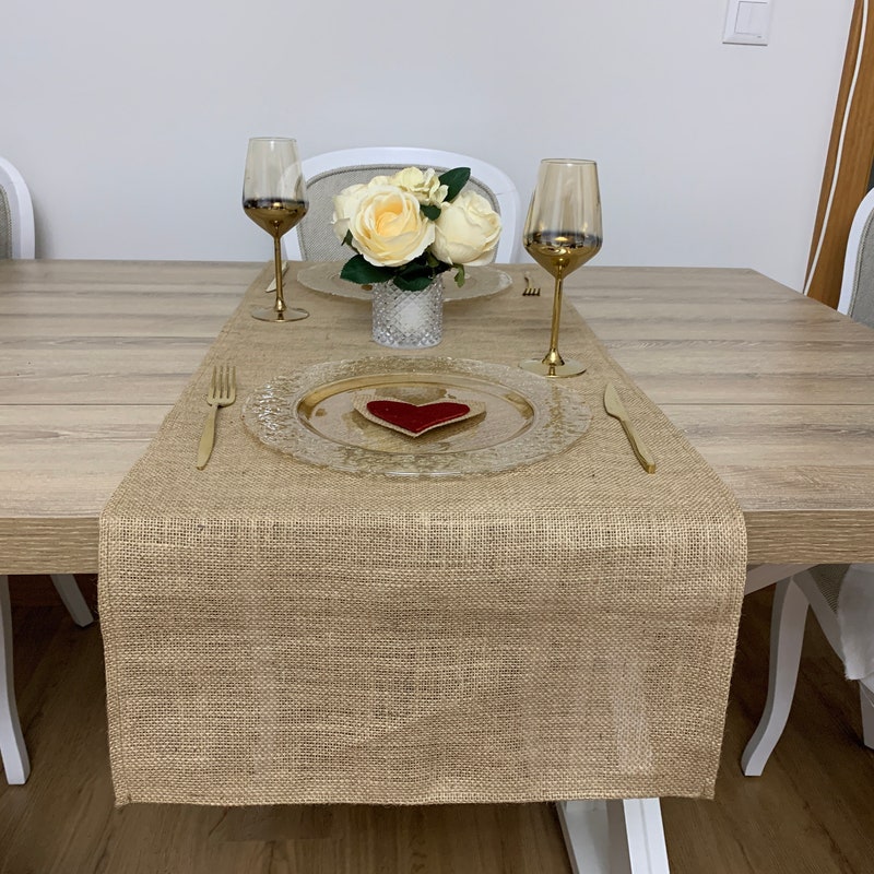 Burlap Table Runners - Etsy
