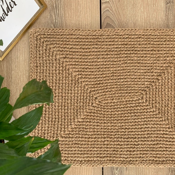 Crochet Table Mat - Etsy