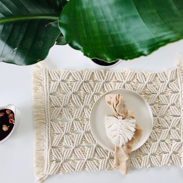 White Macrame - Etsy