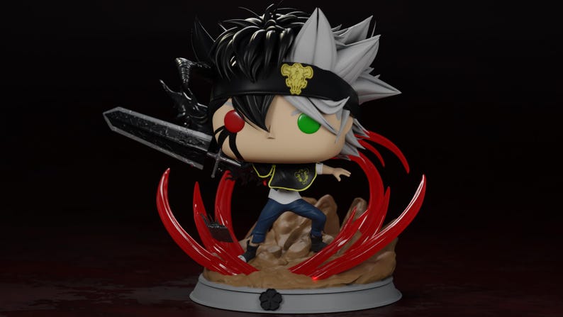 Black Clover Asta - Funko - Etsy