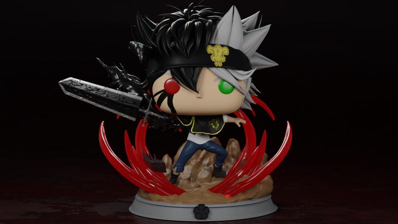 Black Clover Asta - Funko - Etsy