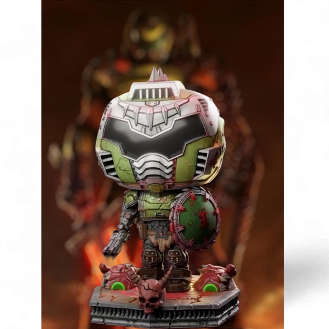 Doom Slayer Funko Pop - Etsy