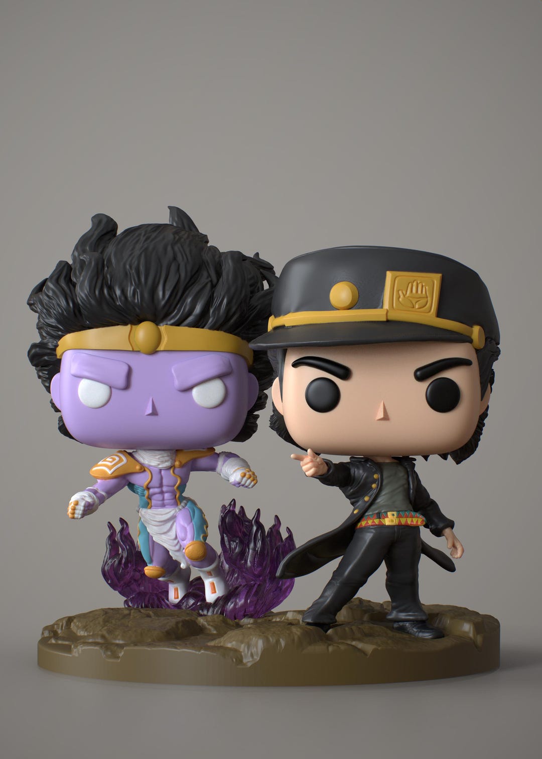 Jojo's Jotaro and Start Platinum Funko - Etsy