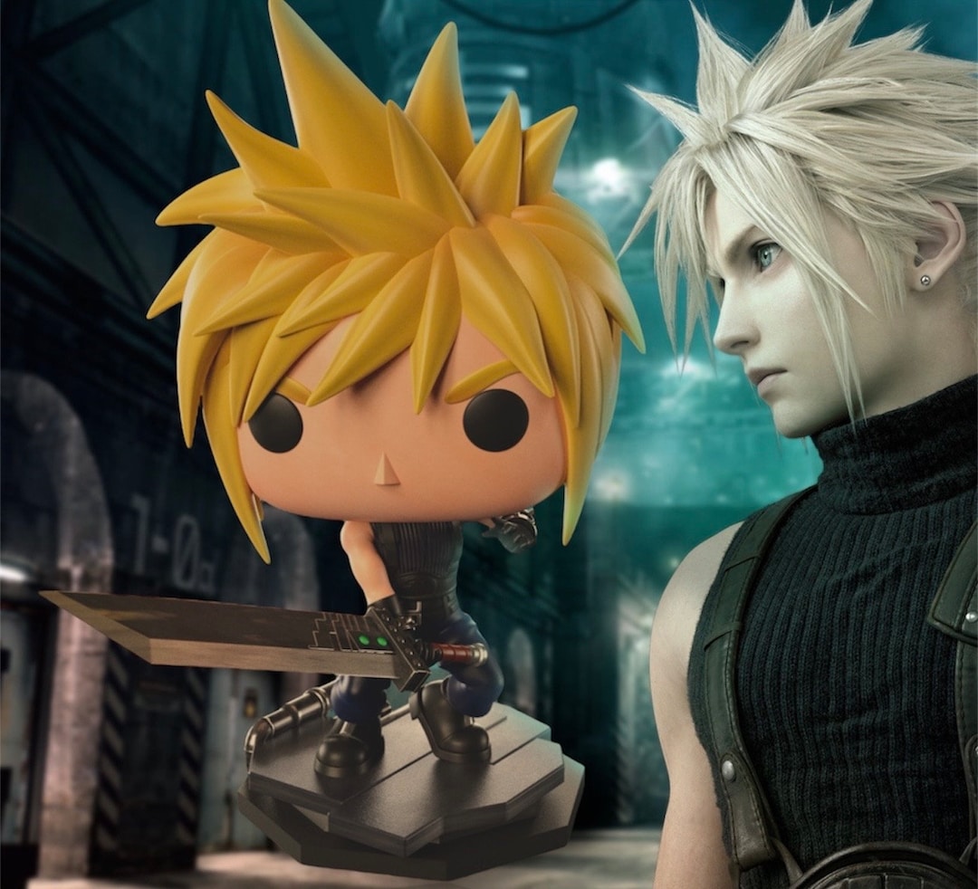 Final Fantasy Cloud Strife Funko - Etsy