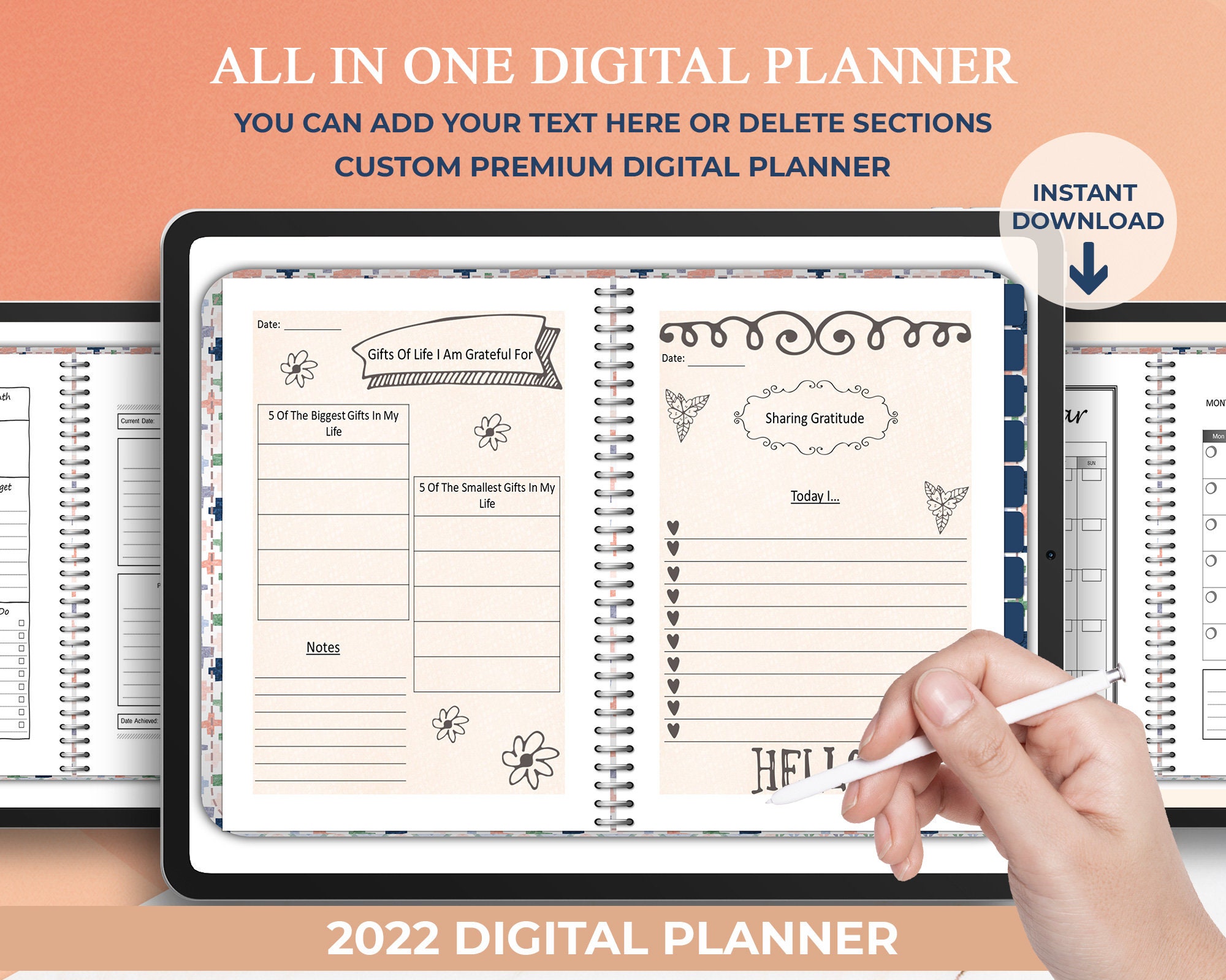 Digital Planner, Goodnotes Planner, Over 150 Templets, Financial ...