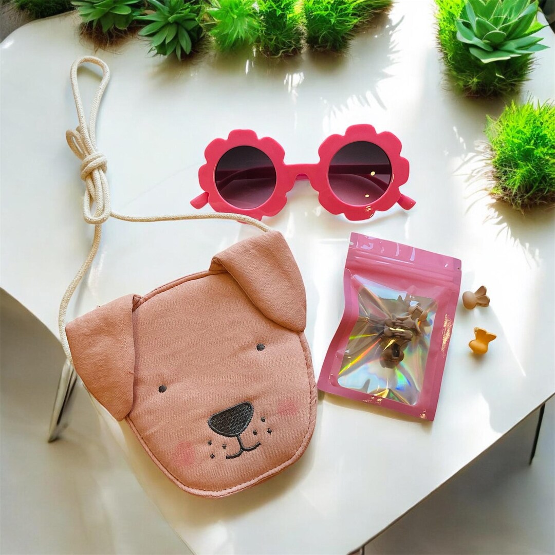 Personalized Pink Puppy Purse / Toddler Crossbody / Little Girl Gift ...