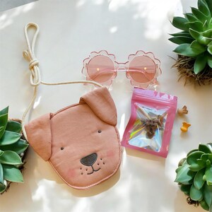 Personalized Pink Puppy Purse / Toddler Crossbody / Little Girl Gift ...