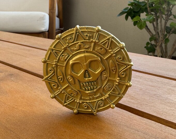 Cursed Aztec Gold Coin Pirates of the Caribbean 3D Printed - Etsy