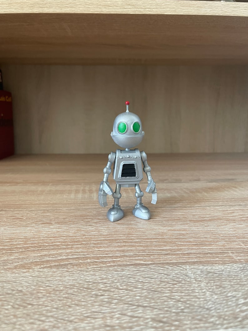 Ratchet Y Clank Robot Pintado a Mano Impreso En 3D - Etsy