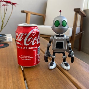 Ratchet and Clank Robot 6 Pulgadas Pintado a Mano Impreso En 3D - Etsy