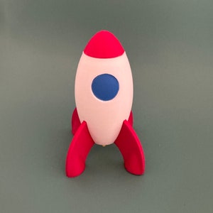 Rocket Toy PLA 3D Printed Great Rocket Decoration for Your Desk or a ...
