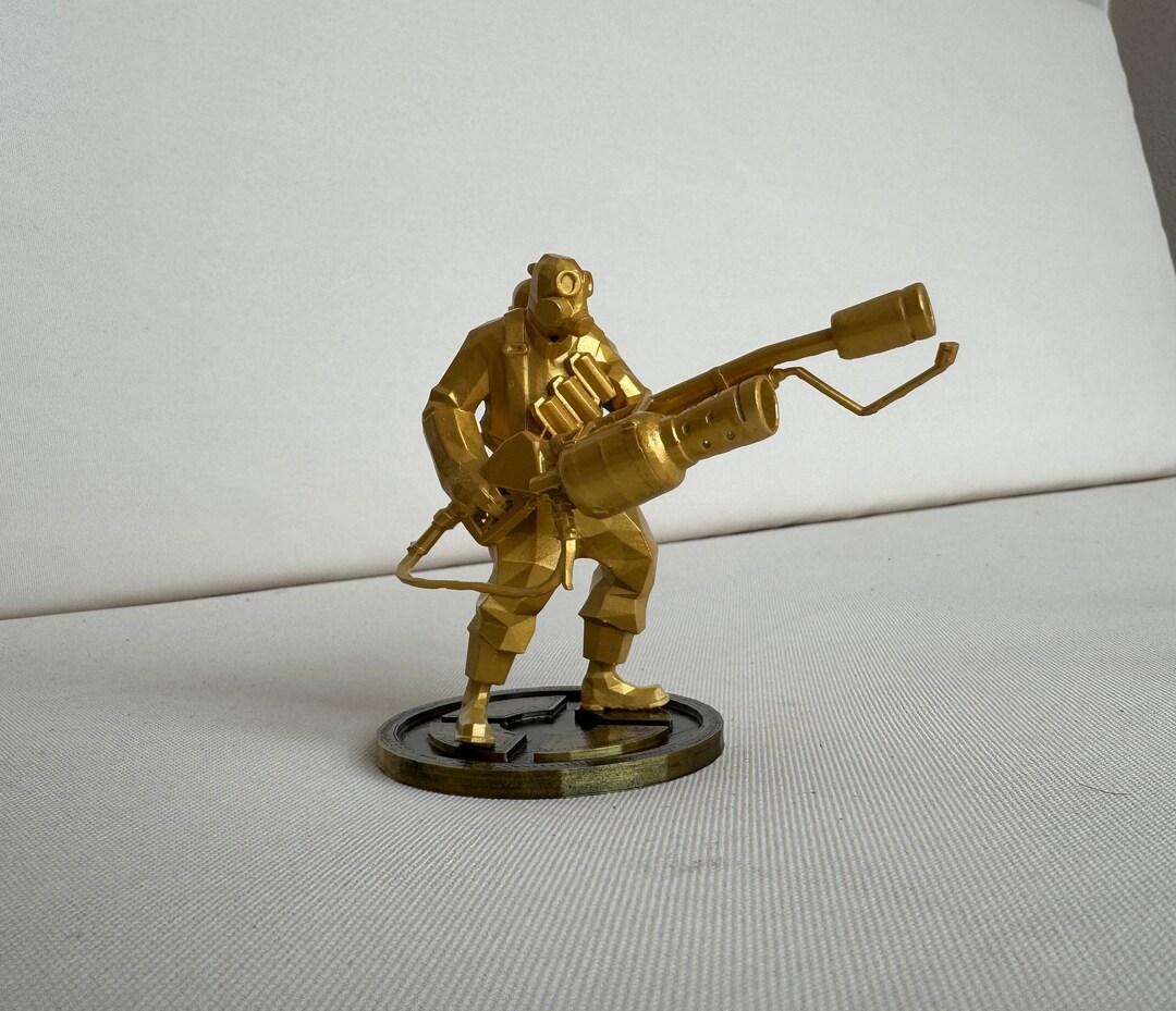 Team Fortress 2 Pyro Figura 3d Resina Impresa - Etsy
