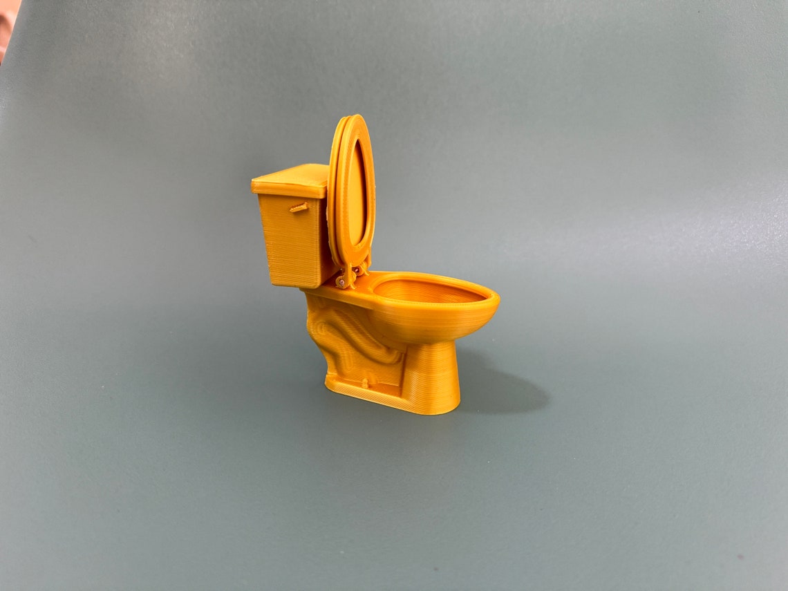 WC Toilet PLA 3D Printed - Etsy