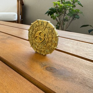 Cursed Aztec Gold Coin - Pirates of the Caribbean 3D Printed - Etsy