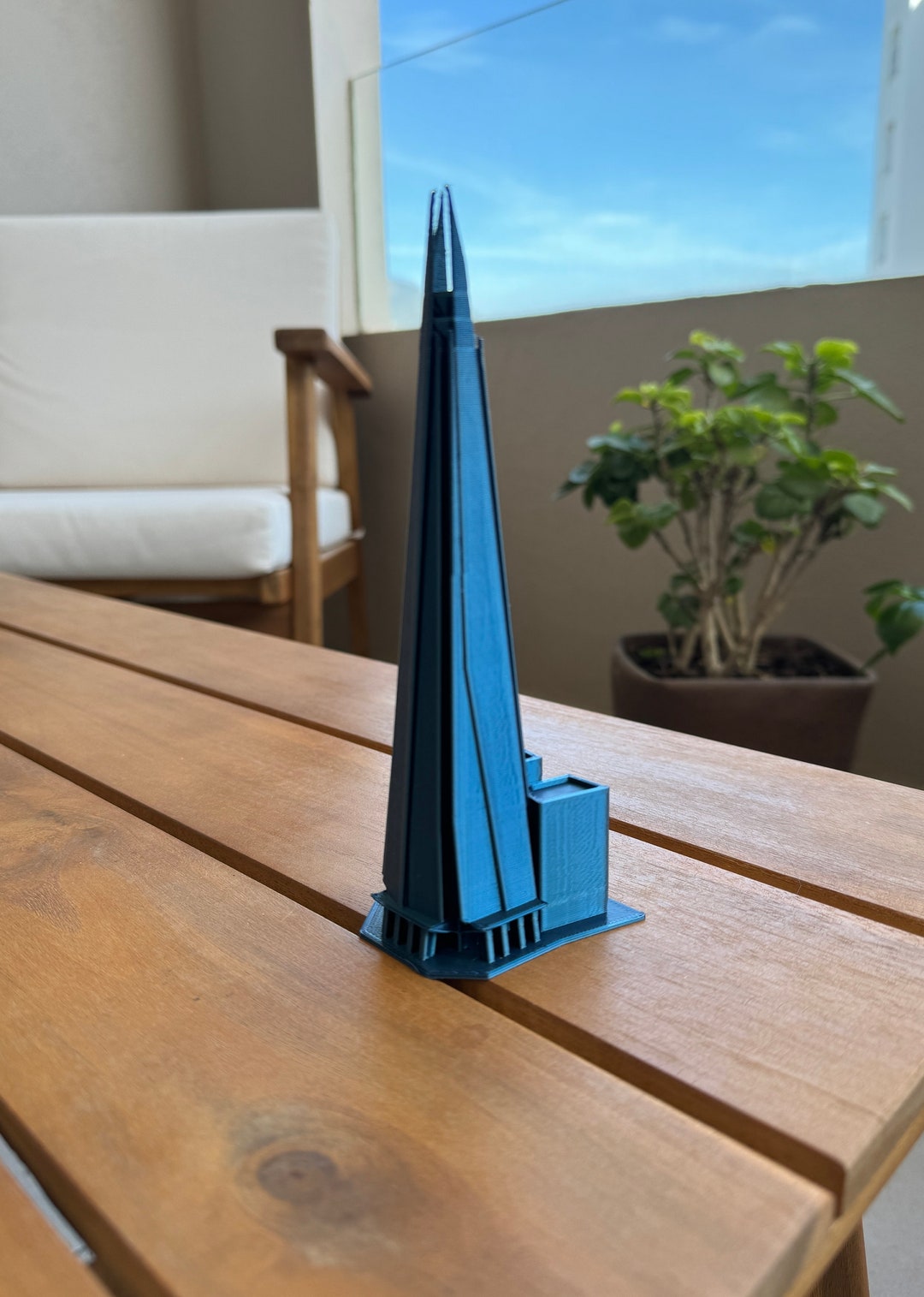 Modelo Impreso En 3D De PLA Del Reino Unido De the Shard London - Etsy ...