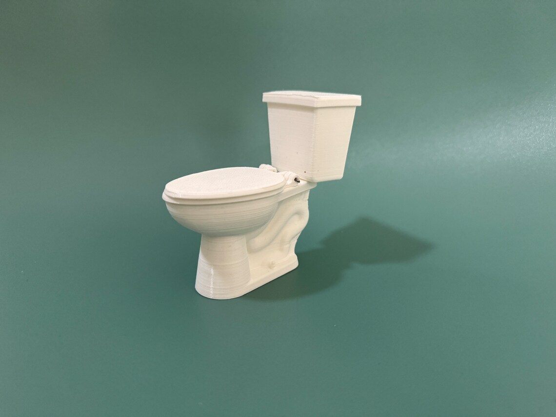 WC Toilet PLA 3D Printed - Etsy