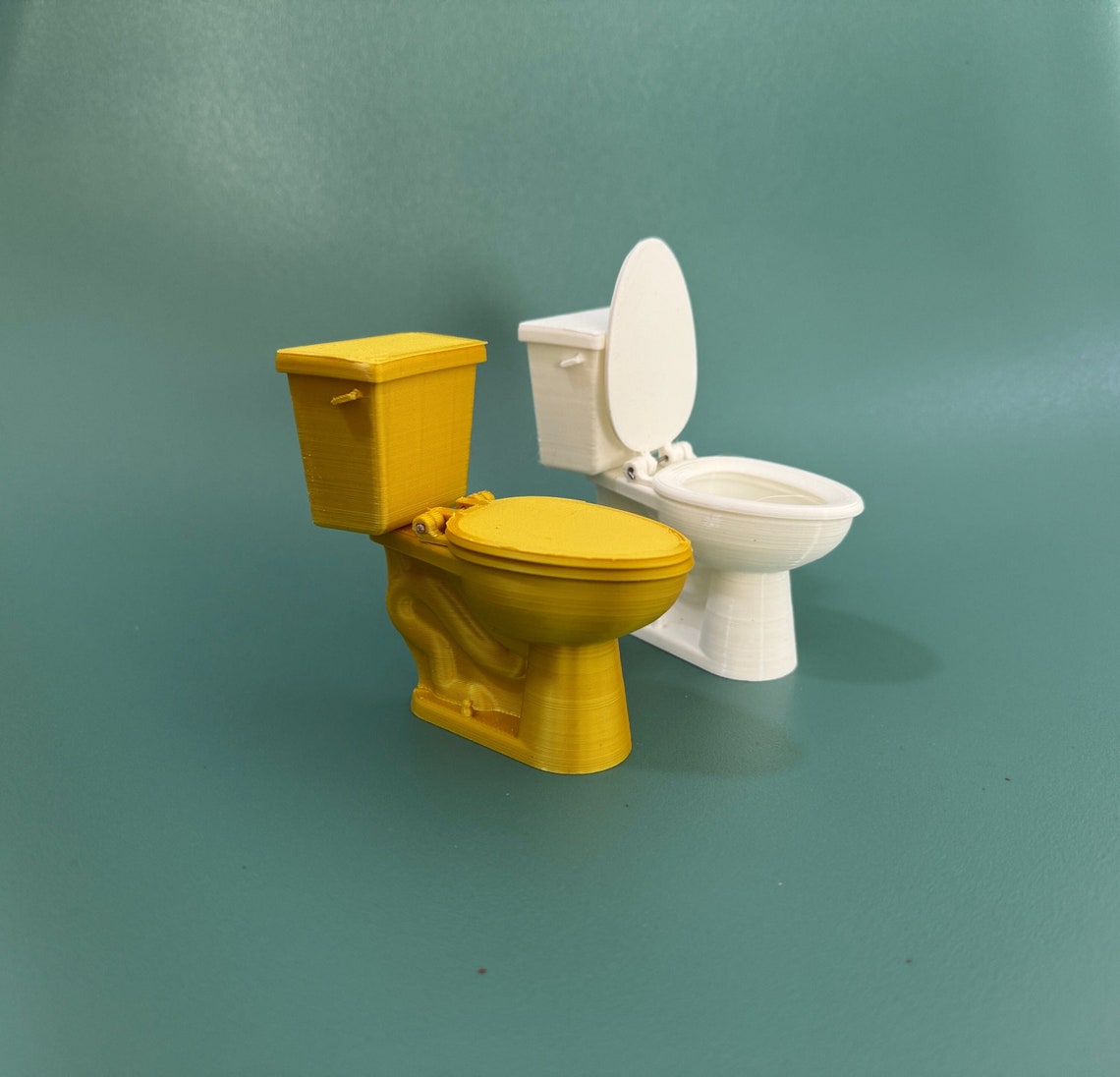 WC Toilet PLA 3D Printed - Etsy