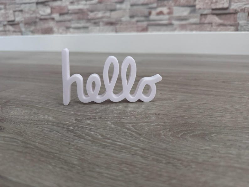 Hello Apple Macintosh Retro. 3D Printed Lettering - Etsy