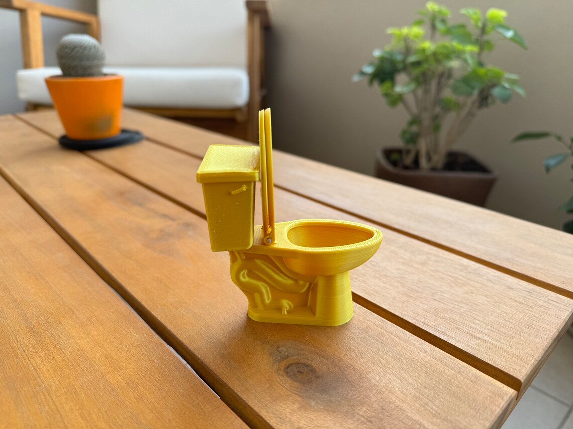 WC Toilet PLA 3D Printed - Etsy