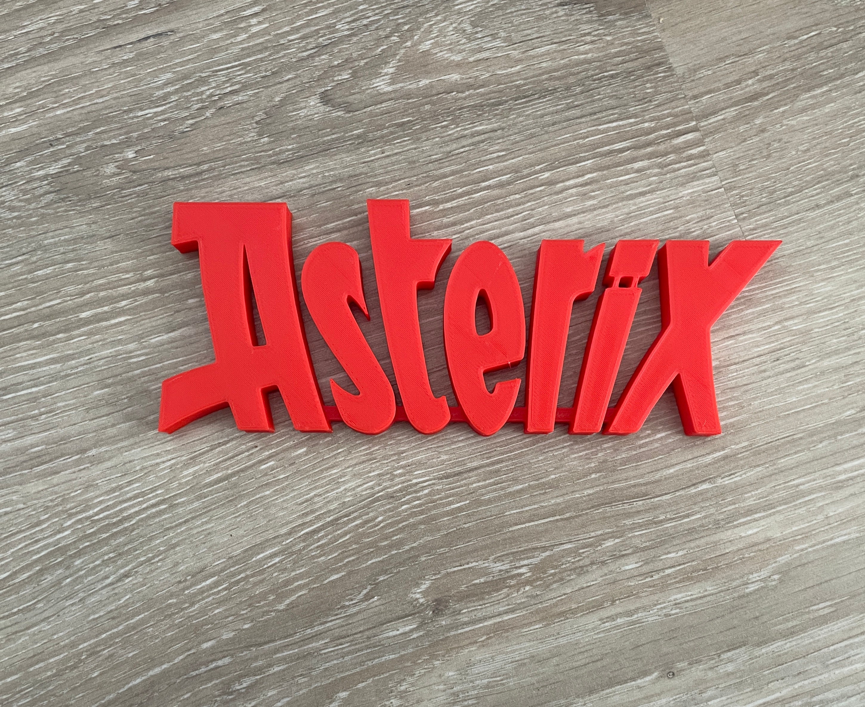 Asterix Logo 3D Printed - Etsy Canada