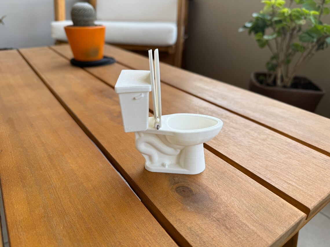 WC Toilet PLA 3D Printed - Etsy