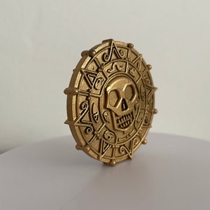 Cursed Aztec Gold Coin Pirates of the Caribbean 3D Printed - Etsy