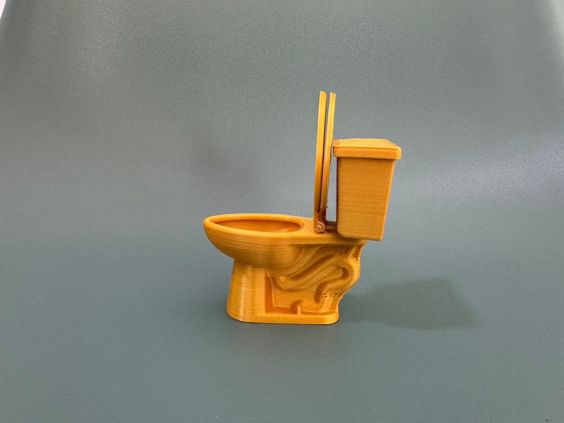 WC Toilet PLA 3D Printed - Etsy