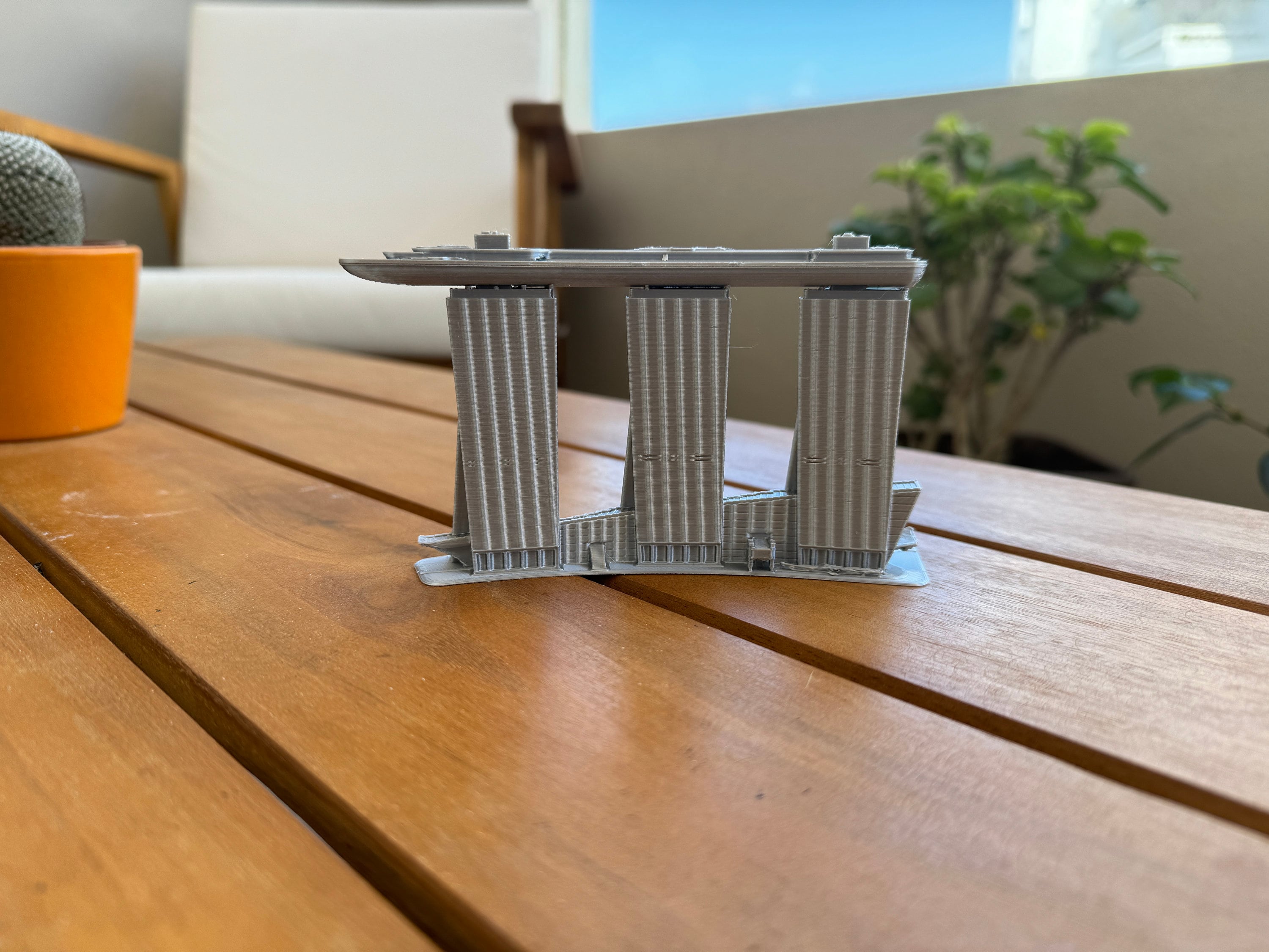 Modelo Marina Bay Sands Singapur- PLA Impreso En 3D - Etsy