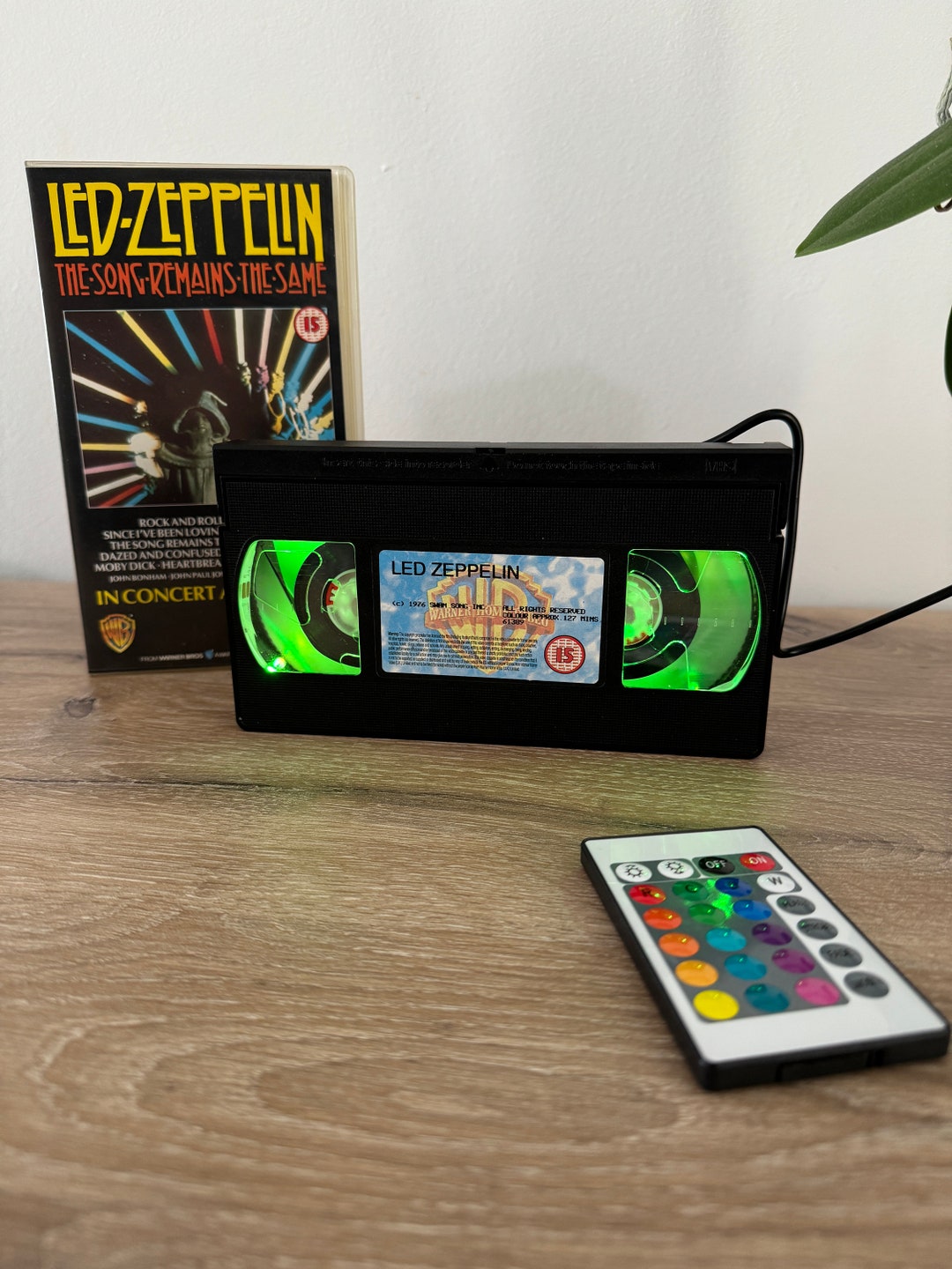 Led Zeppelin VHS Led Lamp Great Decoration for Music Fans - Etsy