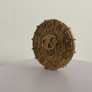 Cursed Aztec Gold Coin Pirates of the Caribbean 3D Printed - Etsy