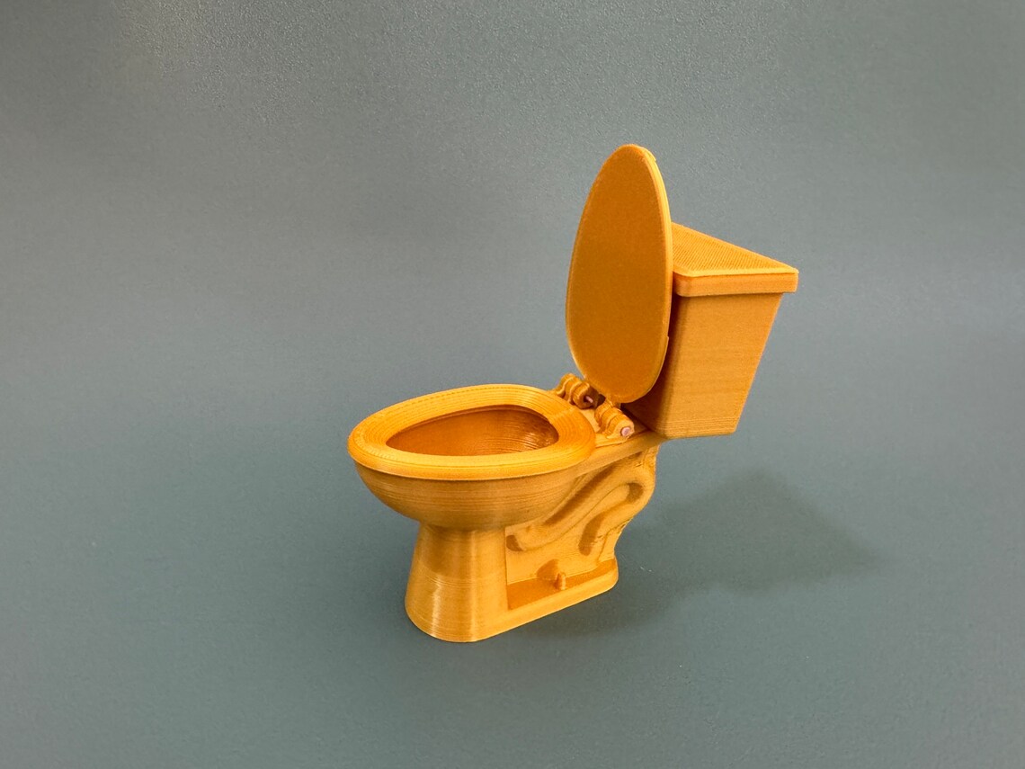 WC Toilet PLA 3D Printed - Etsy