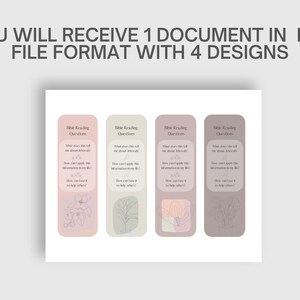 JW Bible Bookmarks JW Bible Reading JW Printable Bookmarks Jw Personal ...