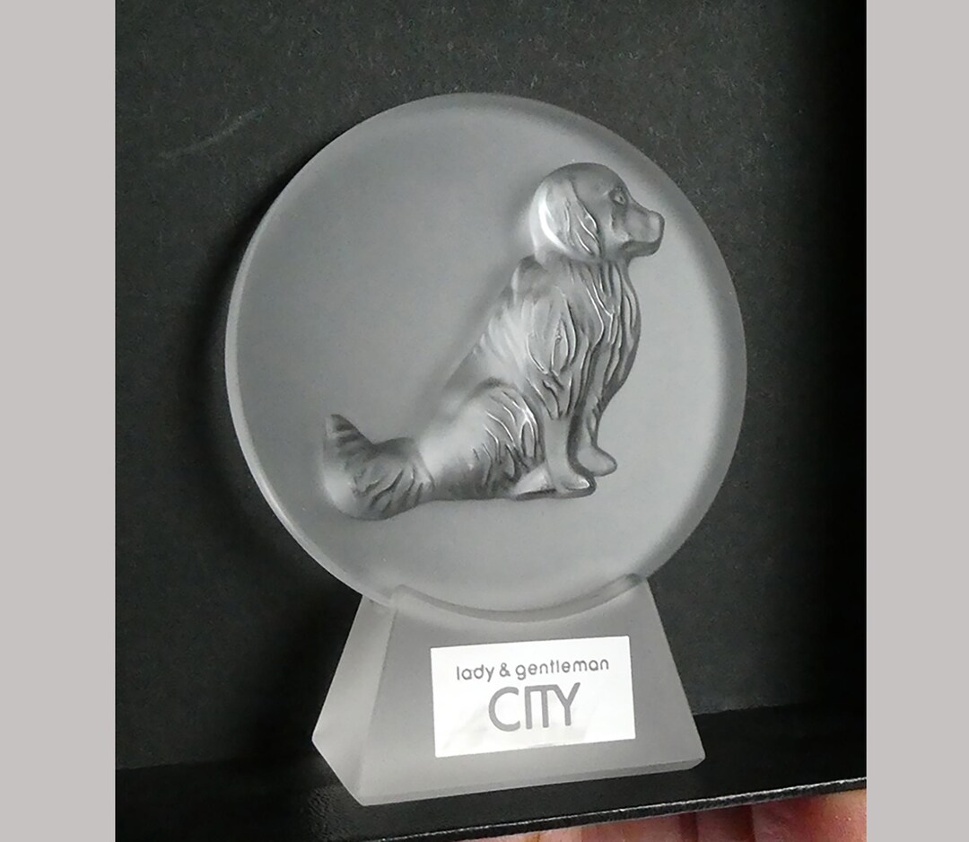 Lalique, City, Dog, Paperweight, Decoration, Art in Glass, Original ...